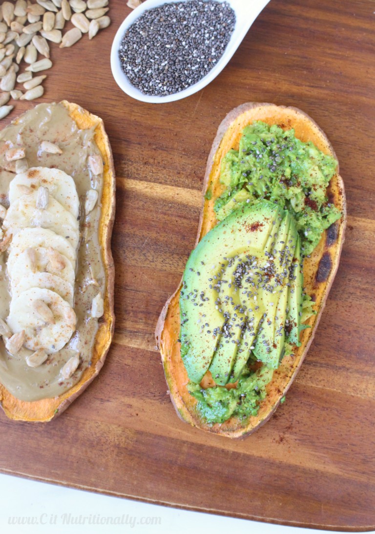 Sweet Potato Toast, 2 Ways {Back To School} - Chelsey Amer