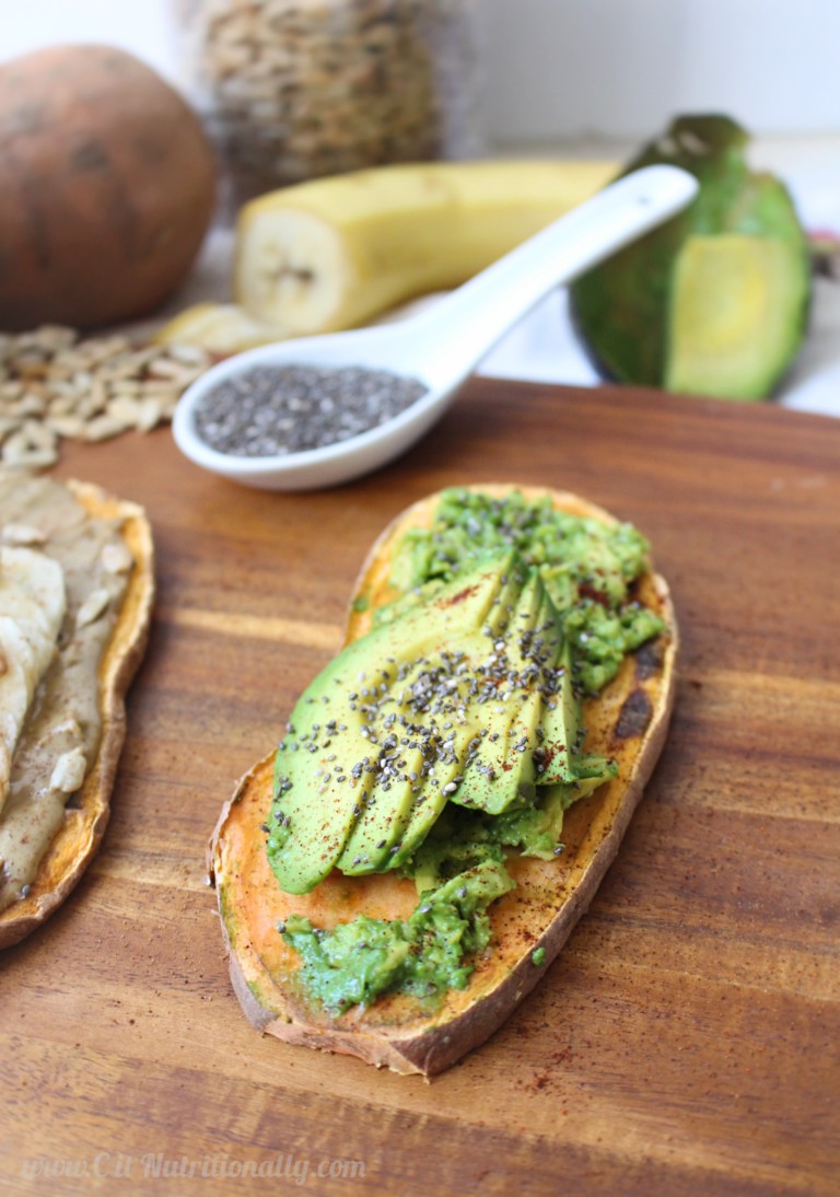 Sweet Potato Toast, 2 Ways {Back To School} - Chelsey Amer