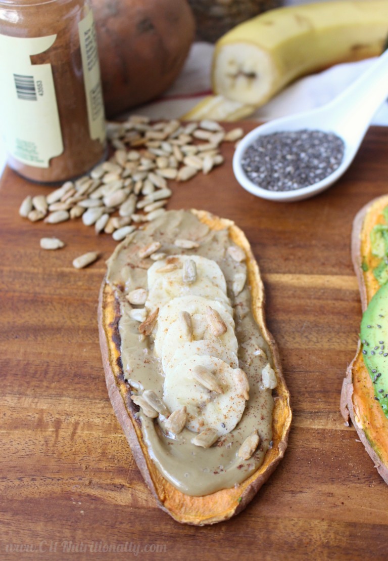 Sweet Potato Toast, 2 Ways {Back To School} - Chelsey Amer