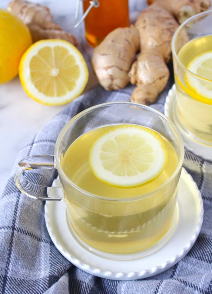 Ginger Lemon Green Tea - Chelsey Amer - Recipe - Ginger Lemon Green Tea