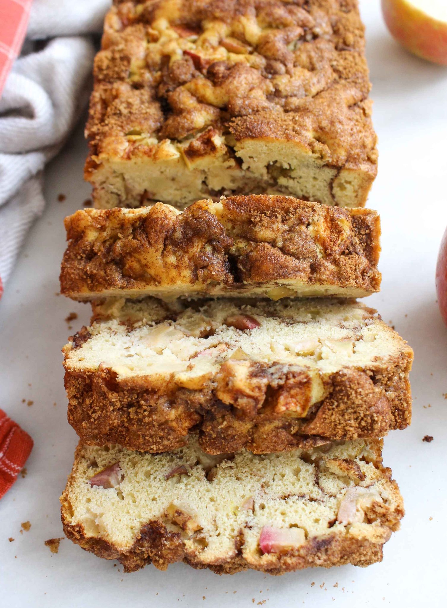 Easy Cinnamon Apple Bread | Chelsey Amer Nutrition