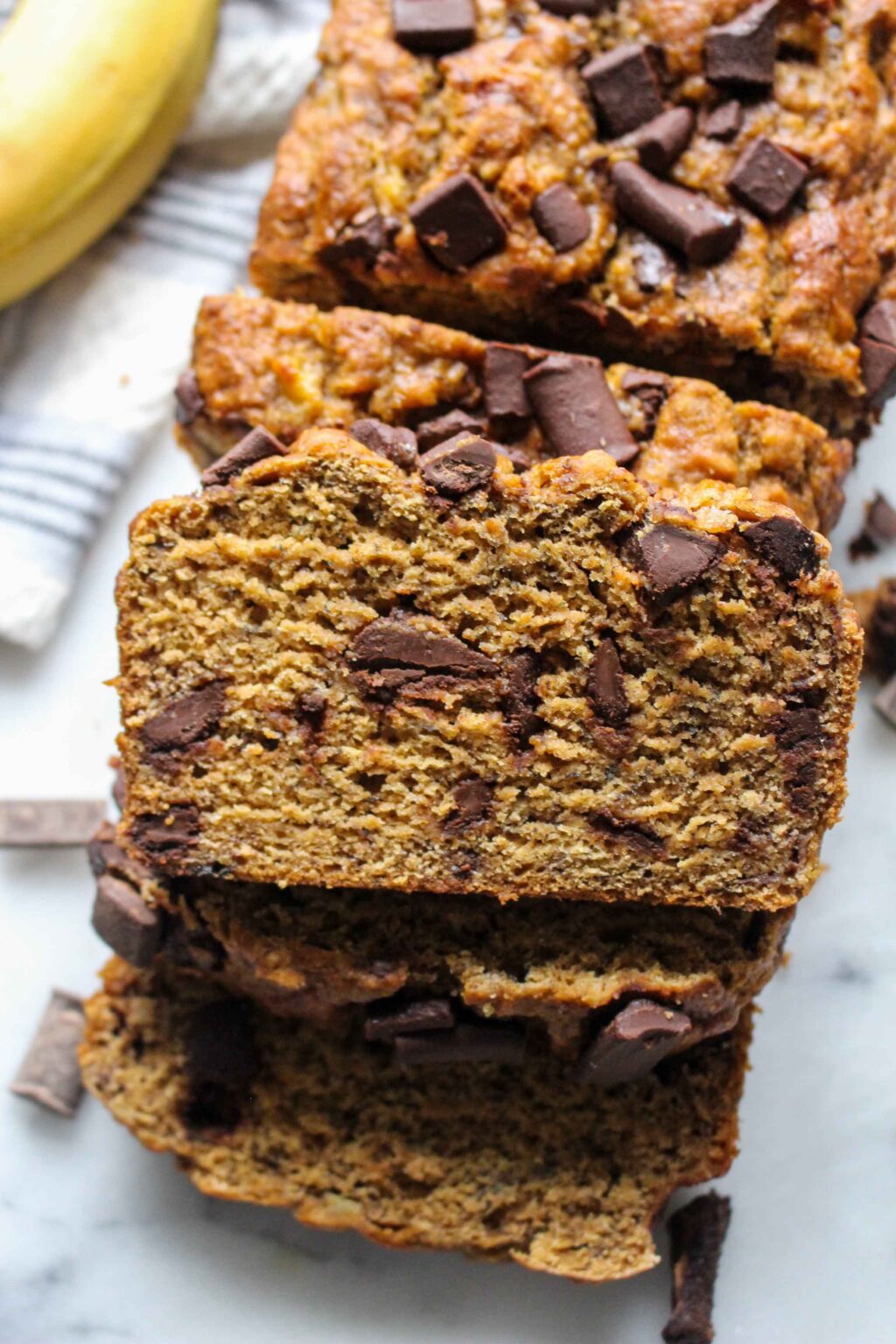 Vegan Banana Bread with No Oil, No Eggs - Chelsey Amer