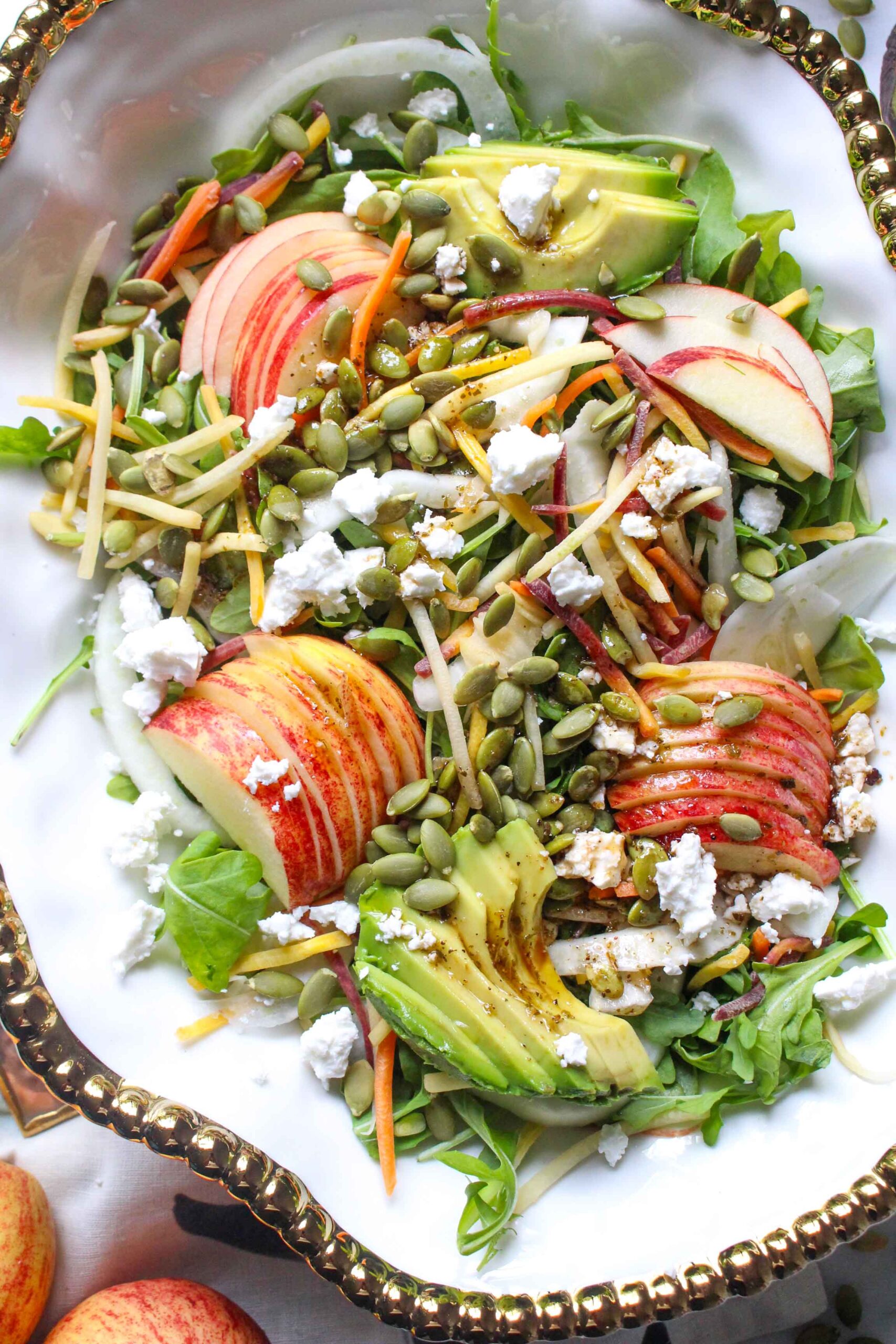 Arugula, Apple and Fennel Salad | Chelsey Amer Nutrition