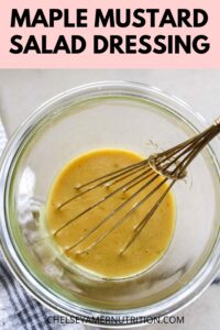 Maple Mustard Dressing - Chelsey Amer