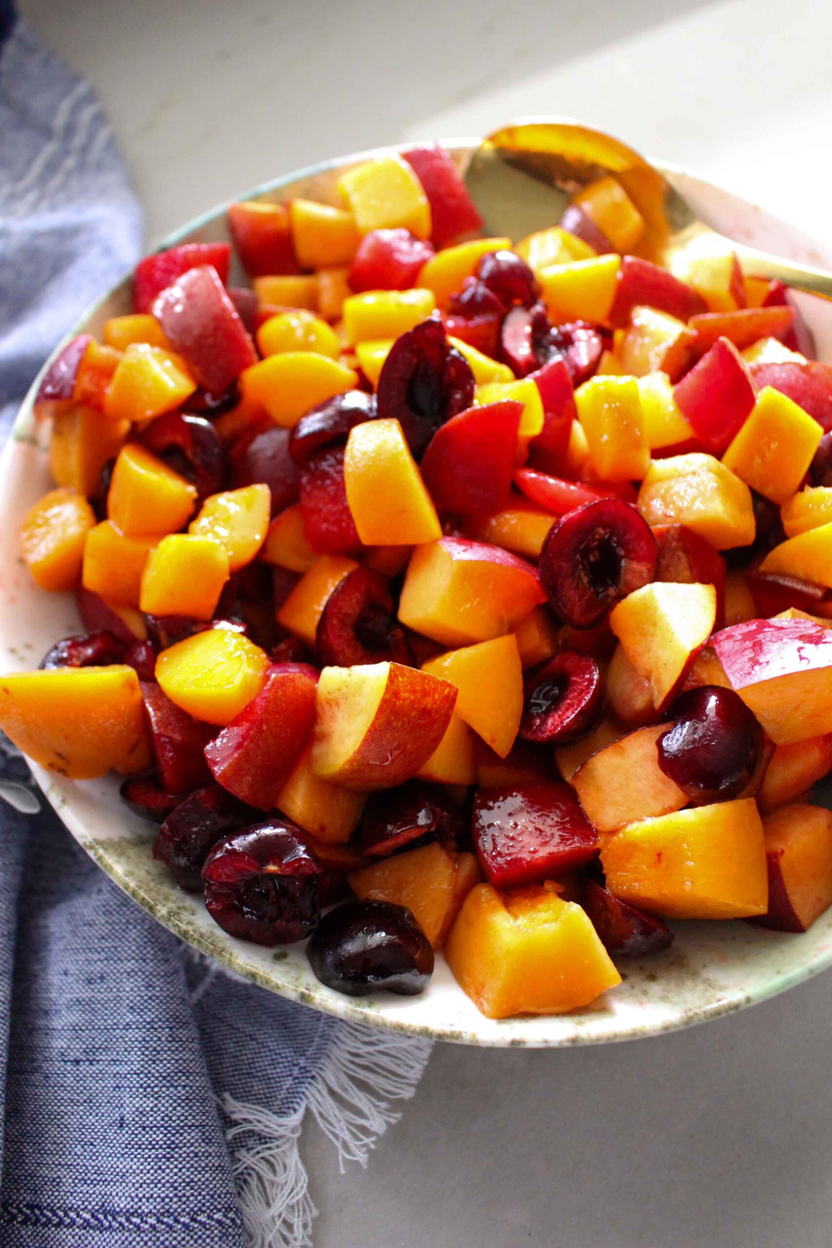 Stone Fruit Salad - Chelsey Amer
